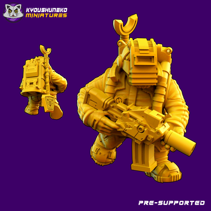 3D Printable November 2021 Sci-Fi Release - Space Dwarf Army by ...