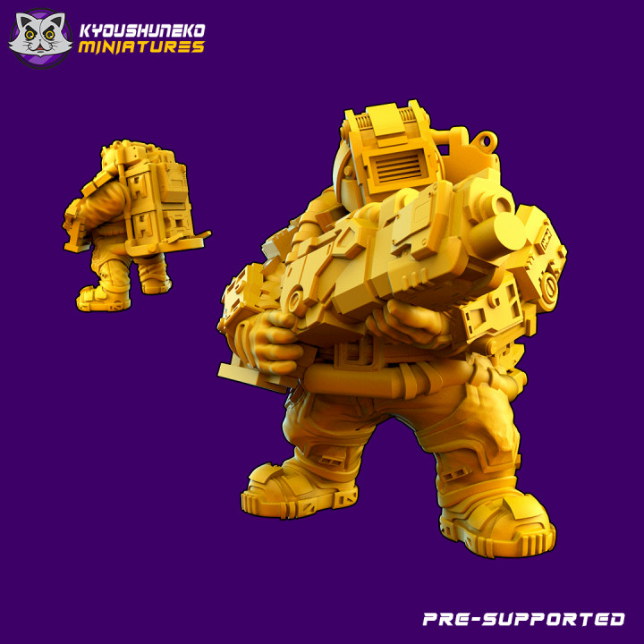 3D Printable November 2021 Sci-Fi Release - Space Dwarf Army by ...