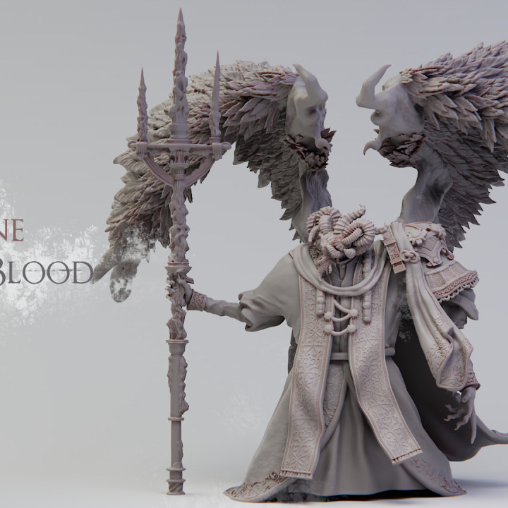 3D Printable Lord of Blood by realsteone miniatures