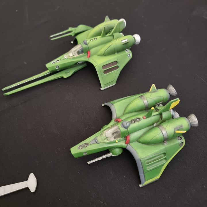 3D Printable Gaeru Zalg Alien Starfighter by 2nd Dynasty
