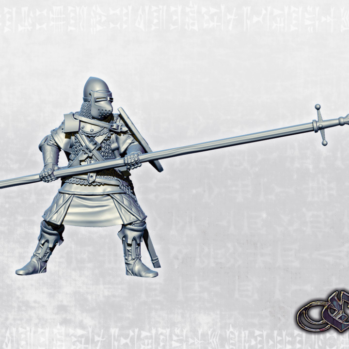 3D Printable Frontier Knight on foot- July's Release by Ezipion Digital ...