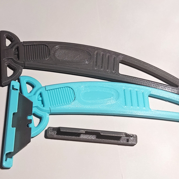 3D Printable Printer Bed Scraper by MING