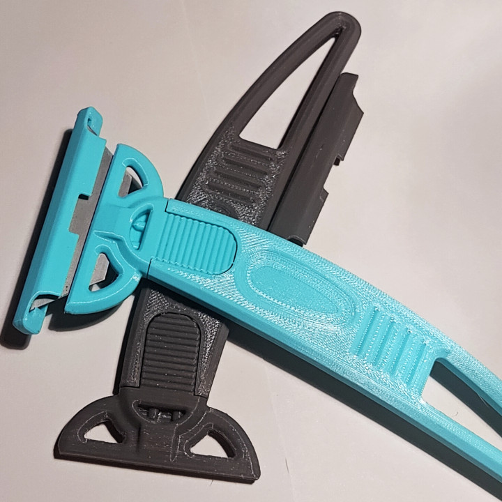 3D Printable Printer Bed Scraper by MING