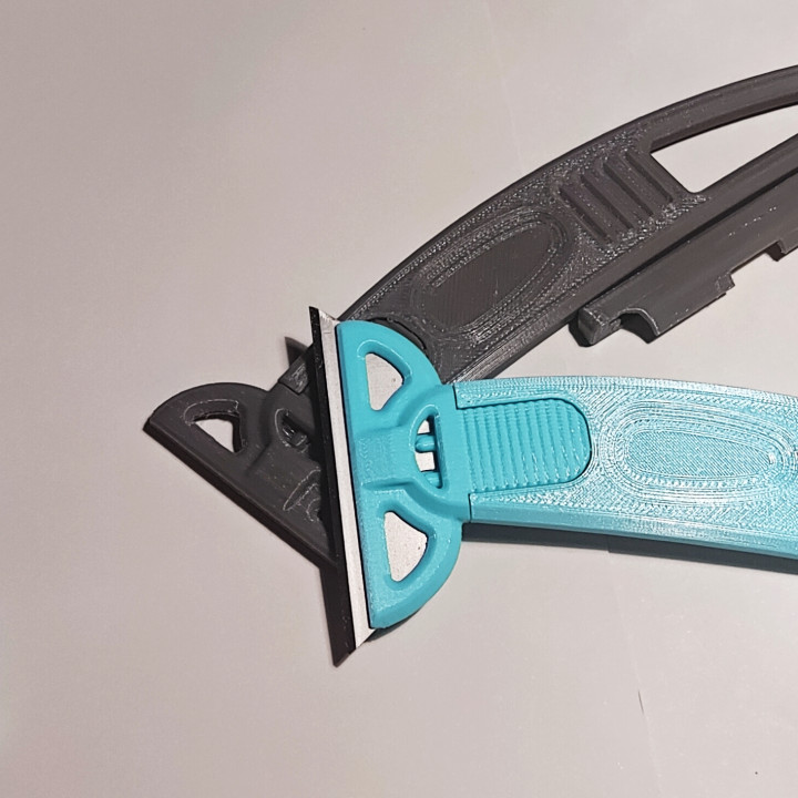 3D Printable Printer Bed Scraper by MING