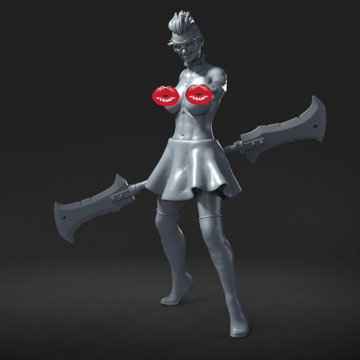 3d Printable Sexy Warriors Nsfw Erotic Miniature 75 Mm Scale By Master