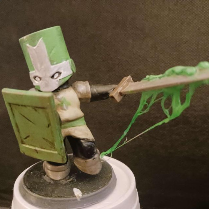 3D Printable Green Castle Crasher by Maxwell "Glorthiar' Taylor