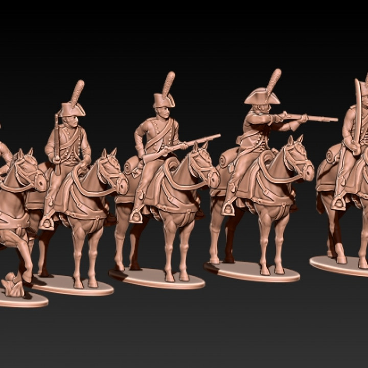 3D Printable Napoleonic french guides of Napoleon with bicornes by ...