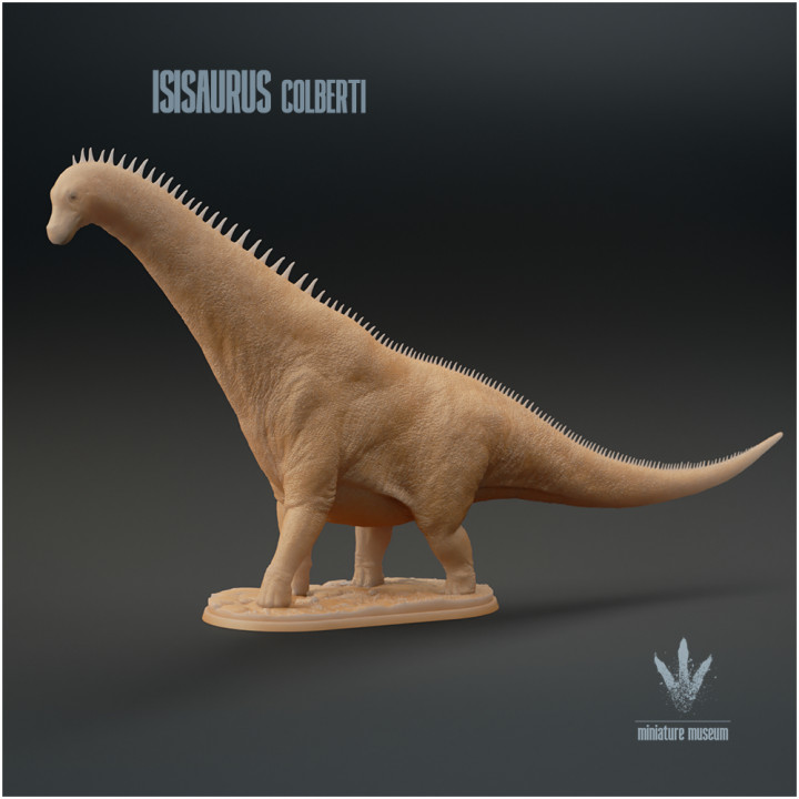 3D Printable Isisaurus colberti : The Indian Giant by Miniature Museum