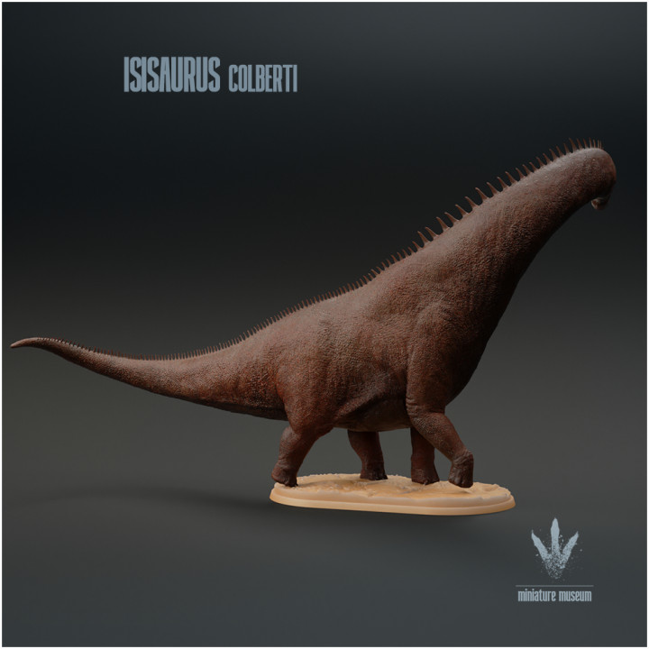 3D Printable Isisaurus colberti : Walking by Miniature Museum
