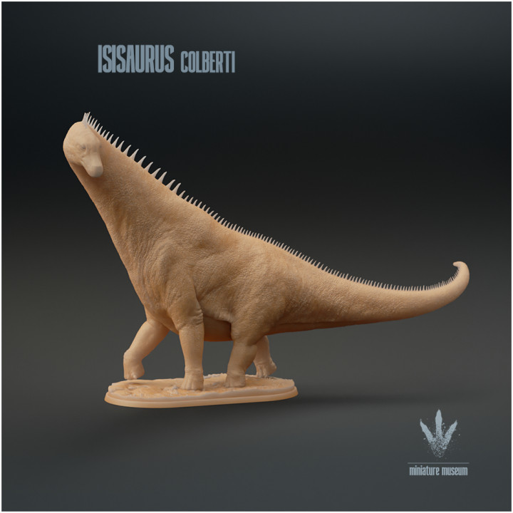 3D Printable Isisaurus colberti : Walking by Miniature Museum