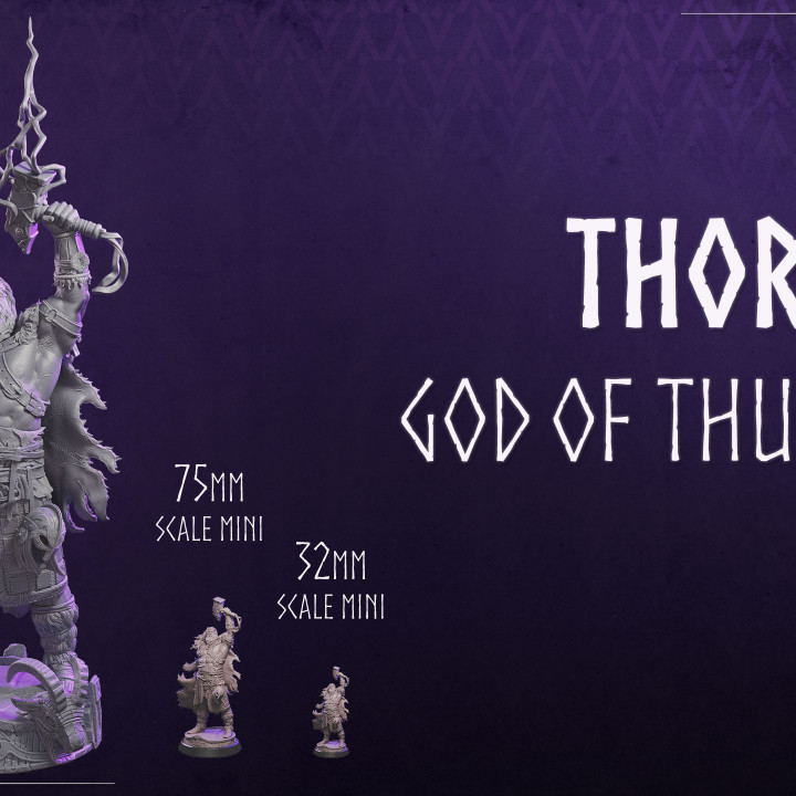 3D Printable Thor - God of Thunder by Loot Studios