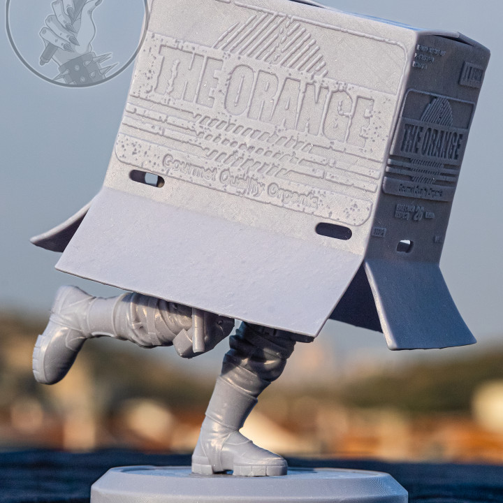 3D Printable Solid Snake in a Box by h3LL creator