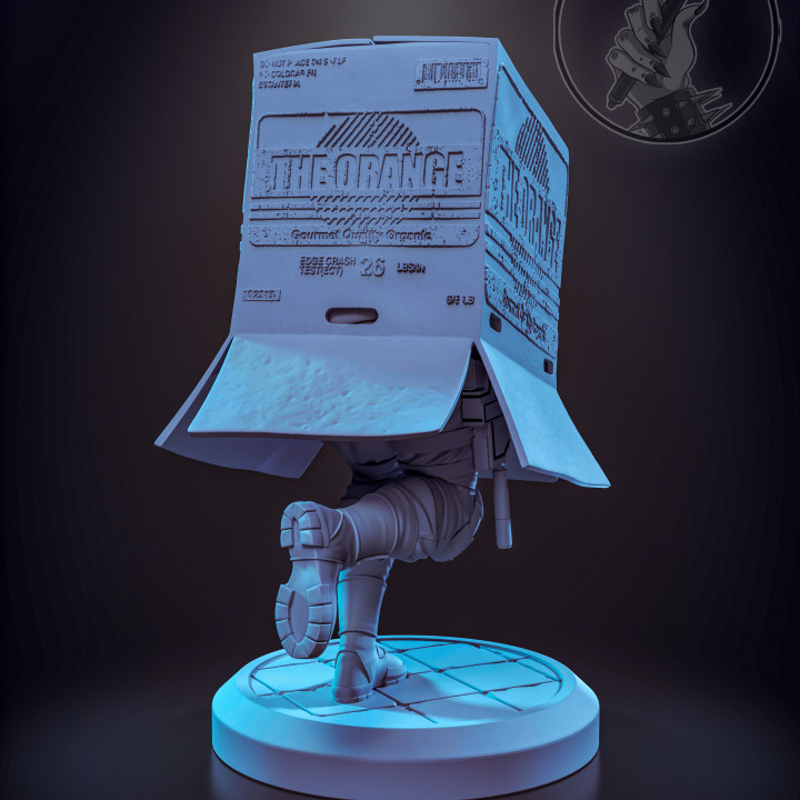 3D Printable Solid Snake in a Box by h3LL creator