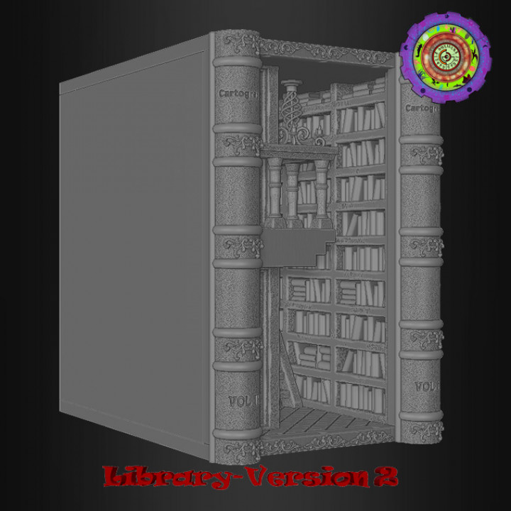 3D Printable Library-Version 2 by C2Dwellers