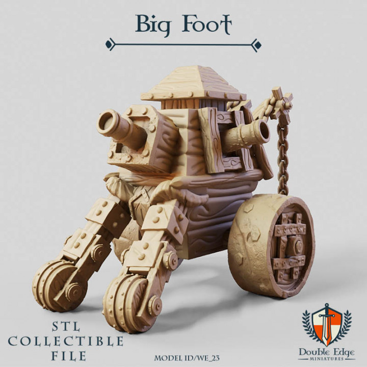 3D Printable Big Foot WE_23 by Double Edge Miniatures