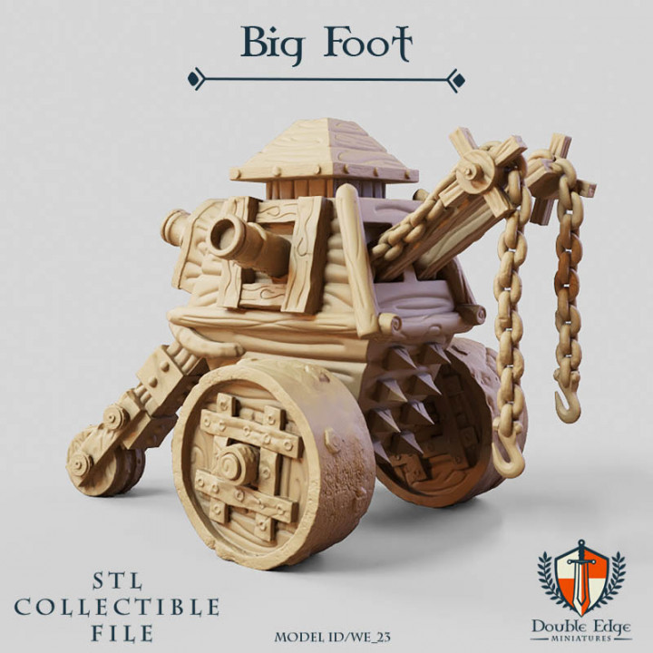 3D Printable Big Foot WE_23 by Double Edge Miniatures
