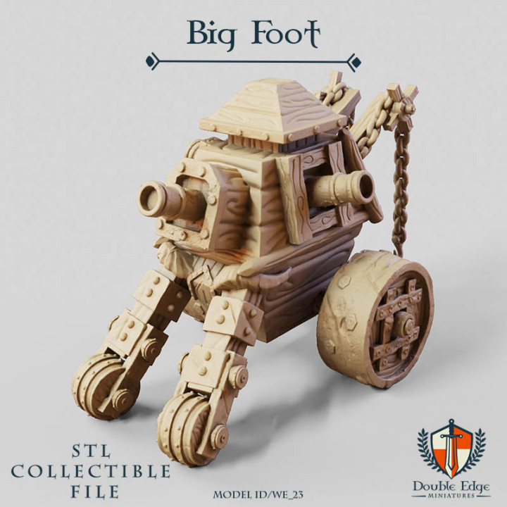 3D Printable Big Foot WE_23 by Double Edge Miniatures