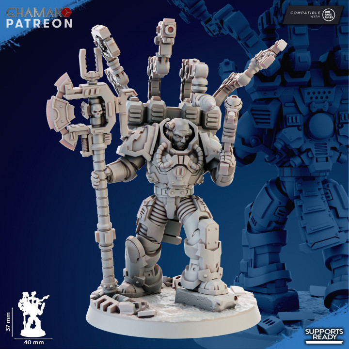 3D Printable Technomancer by Ghamak