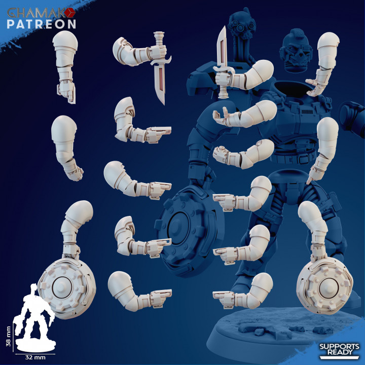 3D Printable Imperator's Incursor with Servospy by Ghamak