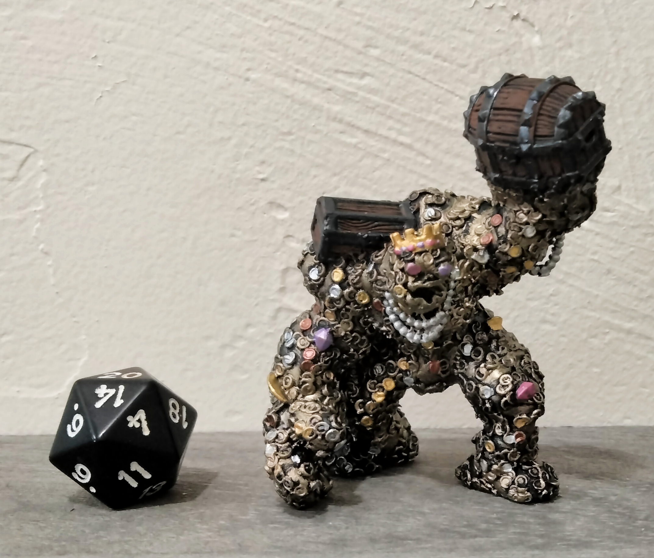 3D Printable Treasure Golem by Printed Encounter