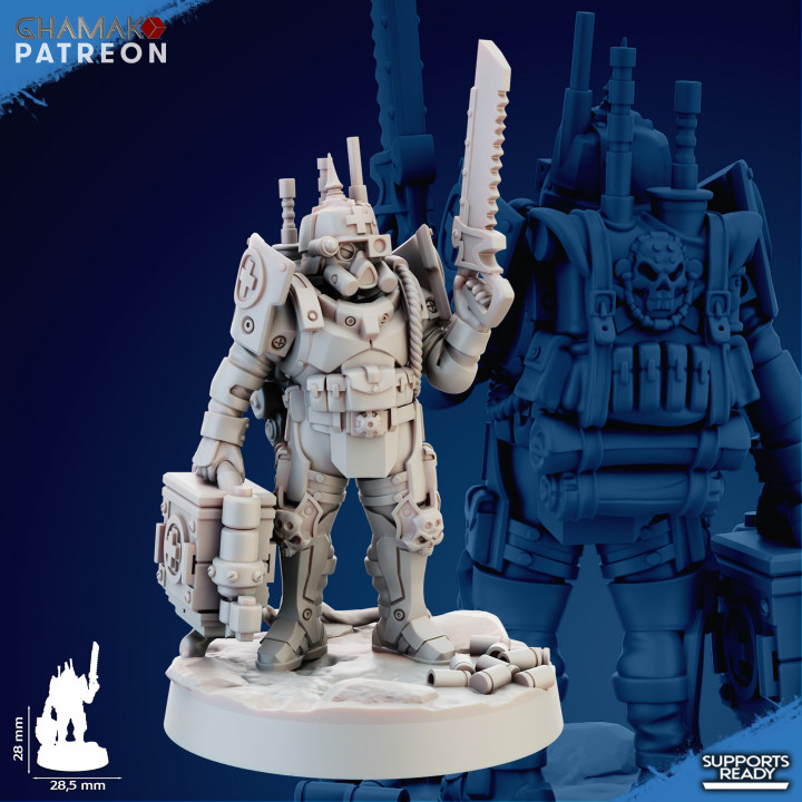 3D Printable Panzergrenadier Command Squad by Ghamak