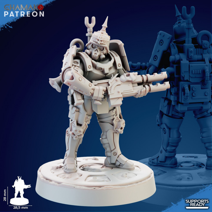 3D Printable Panzergrenadier Command Squad by Ghamak