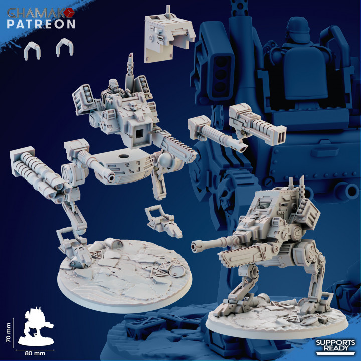 3D Printable ATS Warwalker by Ghamak