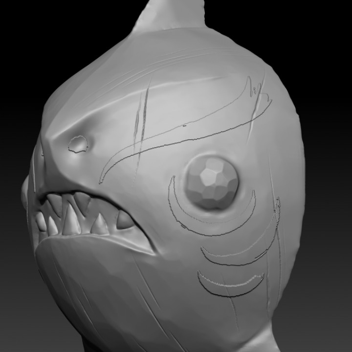 3D Printable Shiver's Mask by Zoe Caggiano