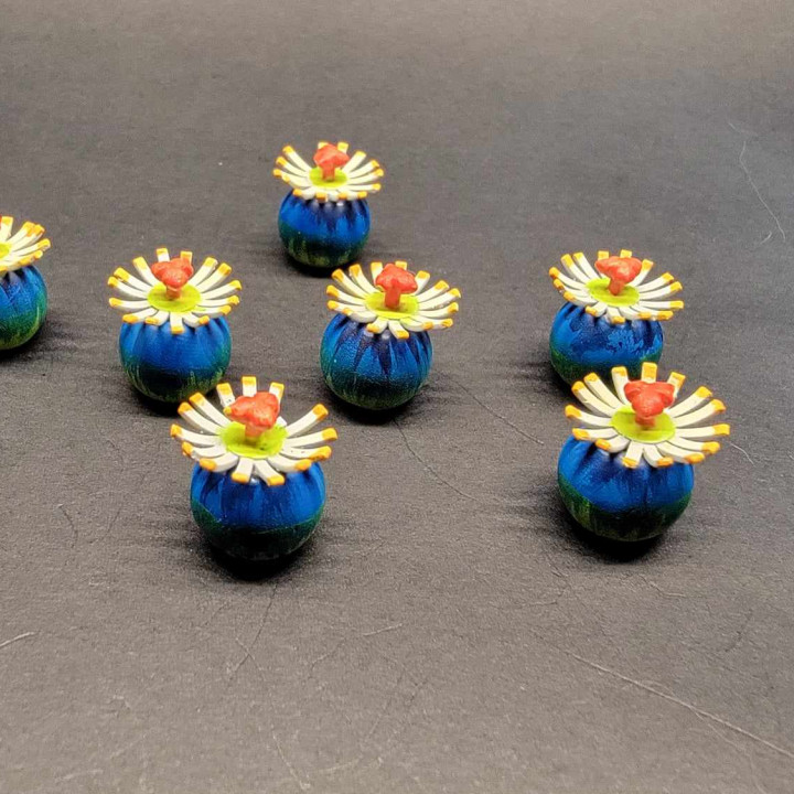 3D Printable Zelda Bomb Flower by Vacona