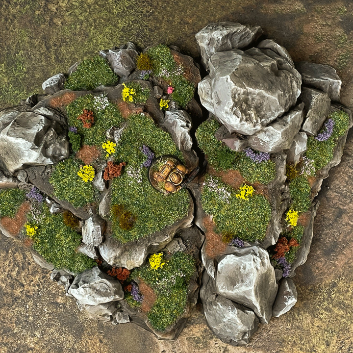 3D Printable Modular Hills by My Dungeon