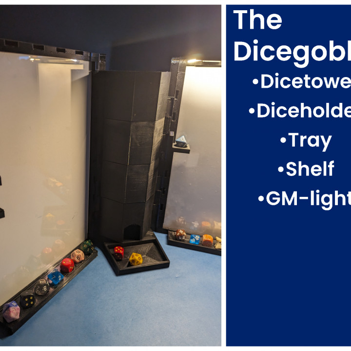 3D Printable GM-Screen System The Dicegoblin Bundle by AdditiveAssets