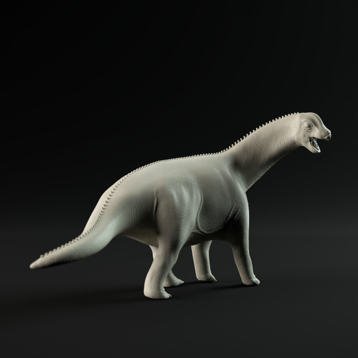 3D Printable Isisaurus baby vocalizing 1-6 scale pre-supported dinosaur ...