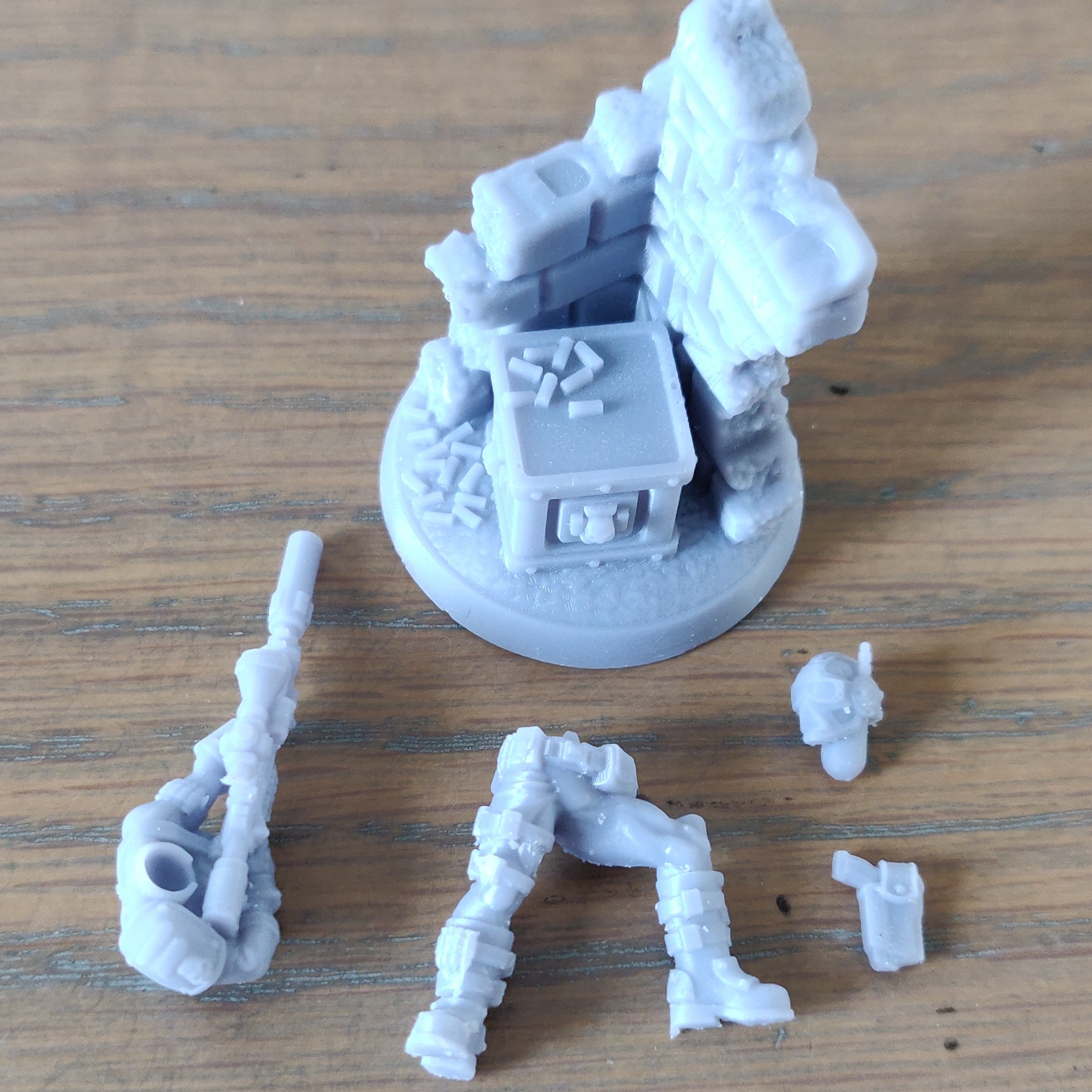 3D Printable Vindicator Imperial Sniper Assassin (presupported) by Chad ...