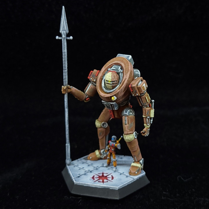 3D Printable Nealson Lancer Mech by Othikent