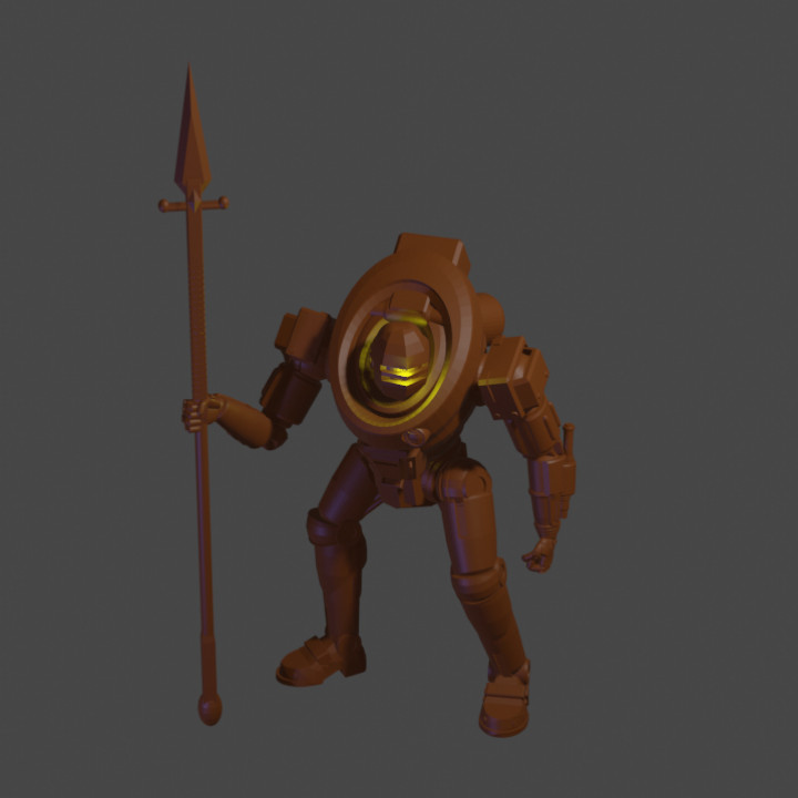 3D Printable Nealson Lancer Mech by Othikent