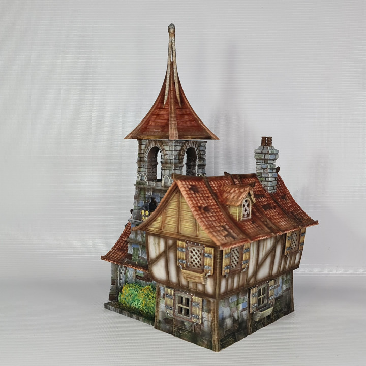 3D Printable Raspberry Dale - Medieval Town Set by Adrian