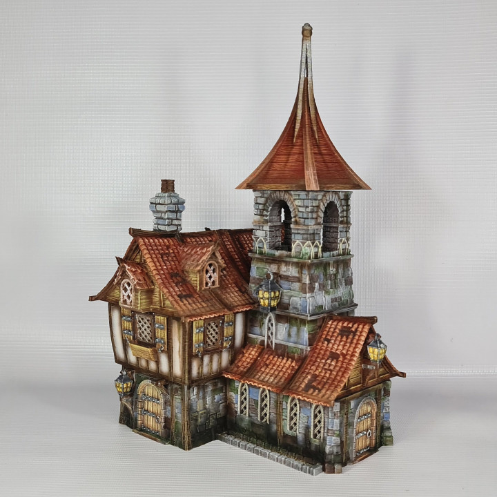 3D Printable Raspberry Dale - Medieval Town Set by Adrian