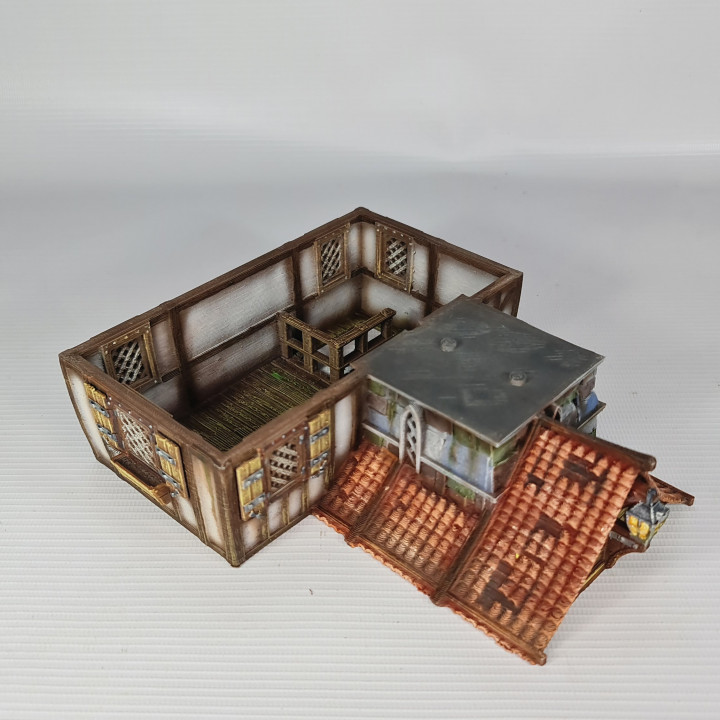 3D Printable Raspberry Dale - Medieval Town Set by Adrian