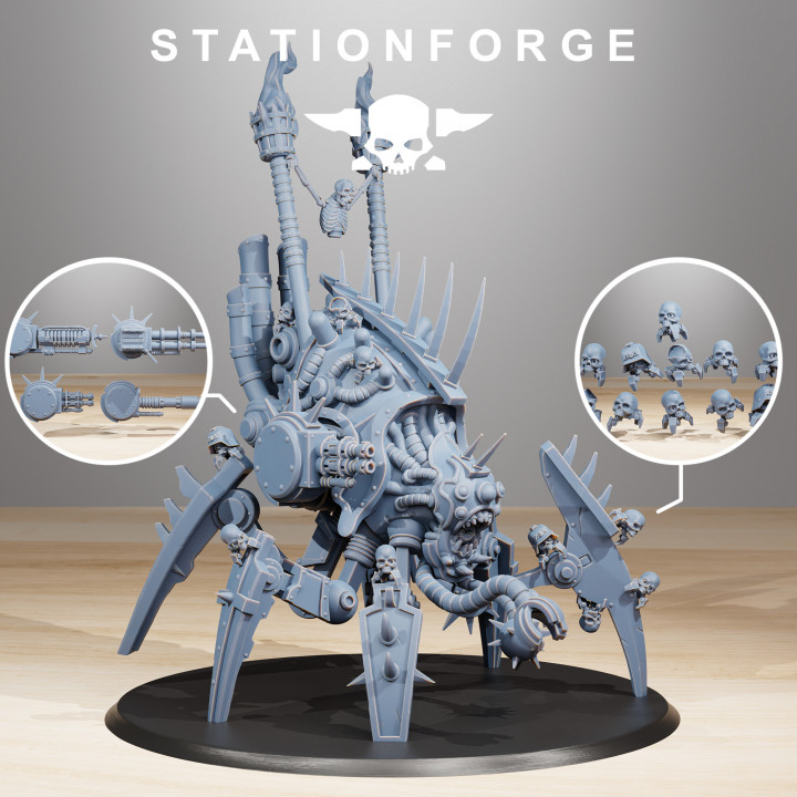 3D Printable Pythonicus Swarm Spawner by Station Forge