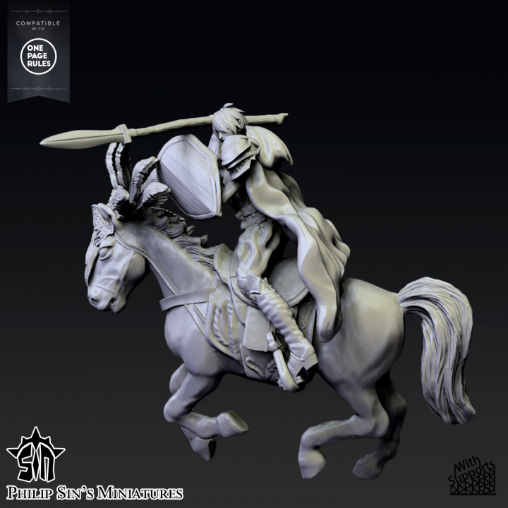 3D Printable Errant Knights by Sin's Miniatures