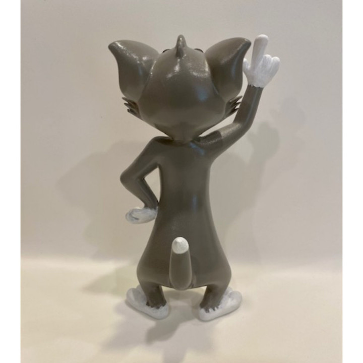 3D Printable Tom Cat - - Onepiece by Steve Solomon