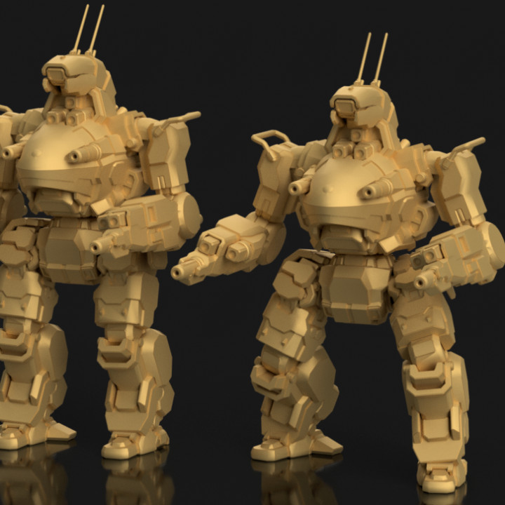 3D Printable Annihilator ANH-1X for Battletech by Matt Mason