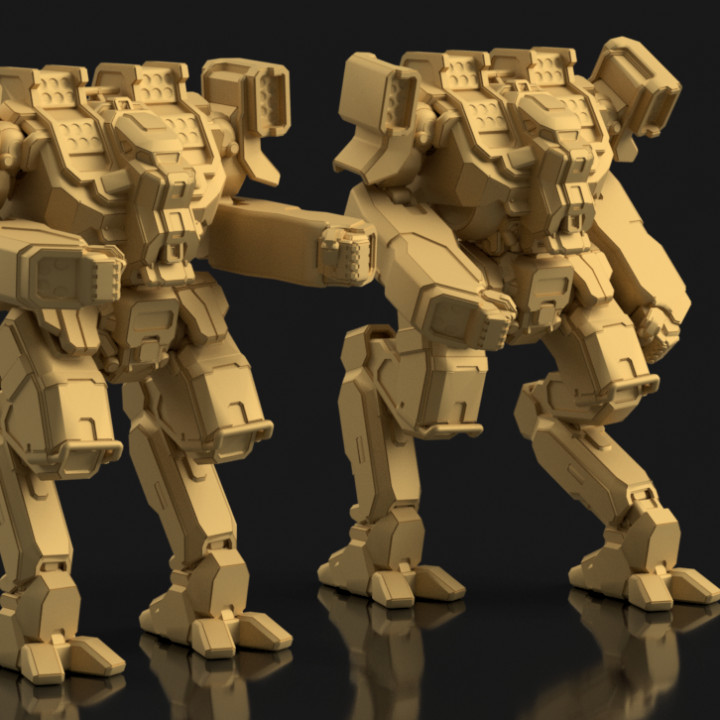 3D Printable Arctic Wolf (3059) for Battletech by Matt Mason