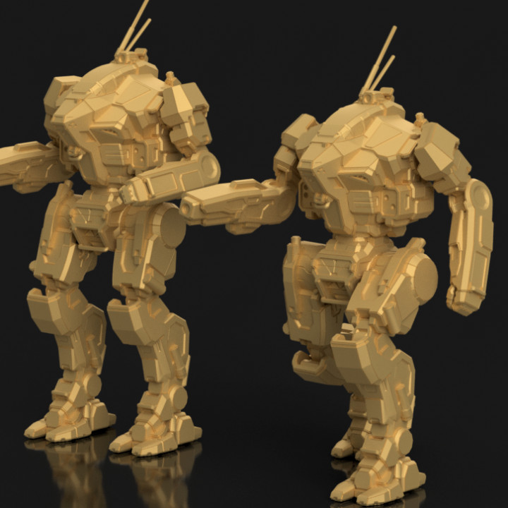 3D Printable Assassin ASN-101 for Battletech by Matt Mason