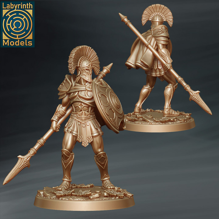 3D Printable Warriors of Ares - 32mm scale by Labyrinth Models