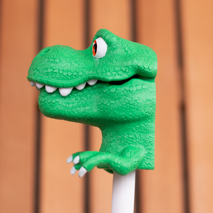 3D Printable BITING T-REX by Rogi Studios