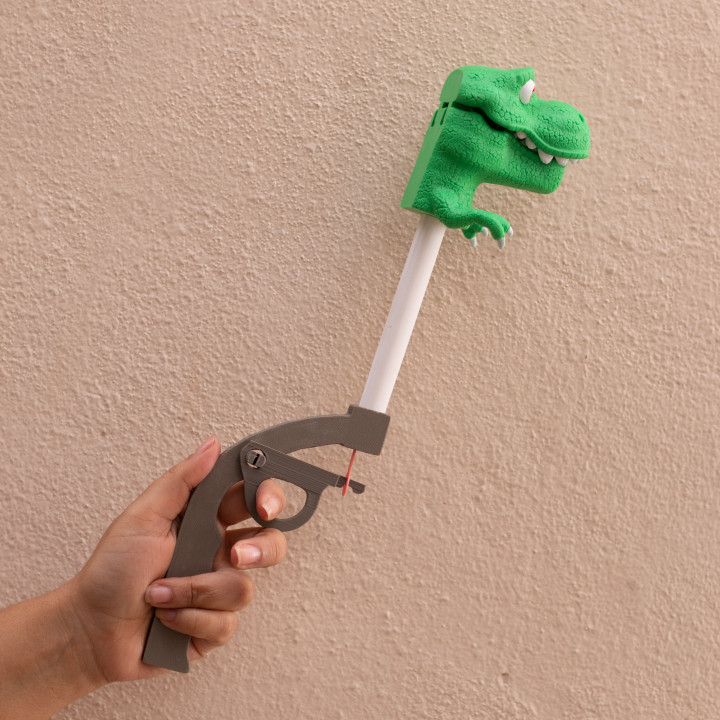 3D Printable BITING T-REX by Rogi Studios