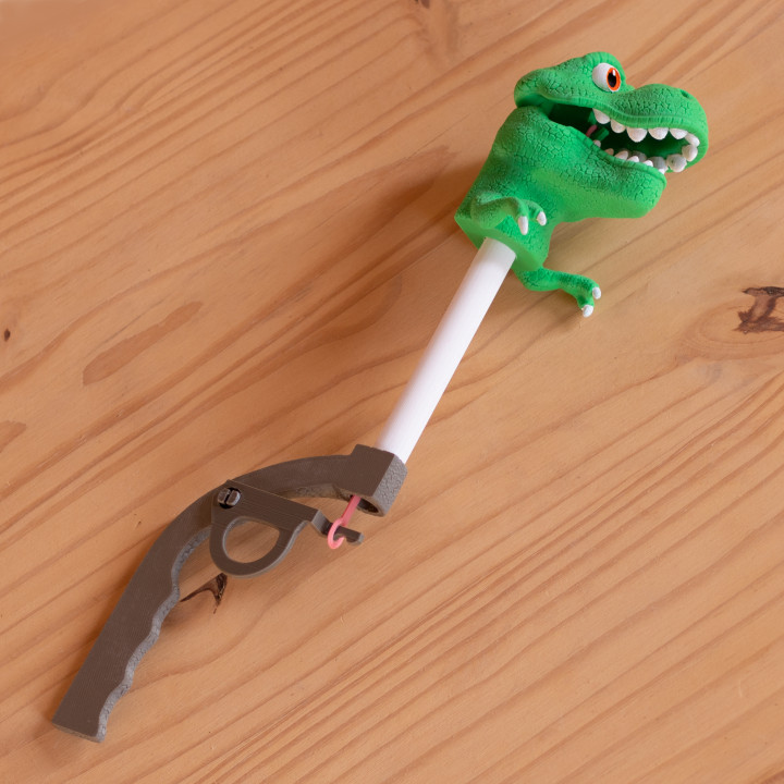 3D Printable BITING T-REX by Rogi Studios