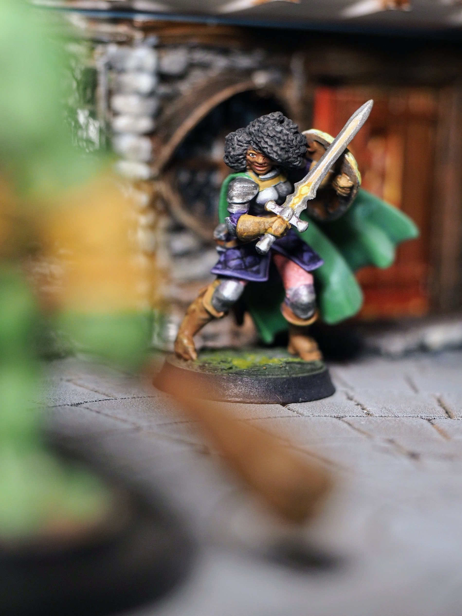 3D Printable Human Female Fighter - RPG Hero Character D&D 5e - Titans ...