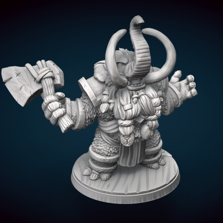 3D Printable Loxodon Miniatures Set 1 by Stonehaven Miniatures